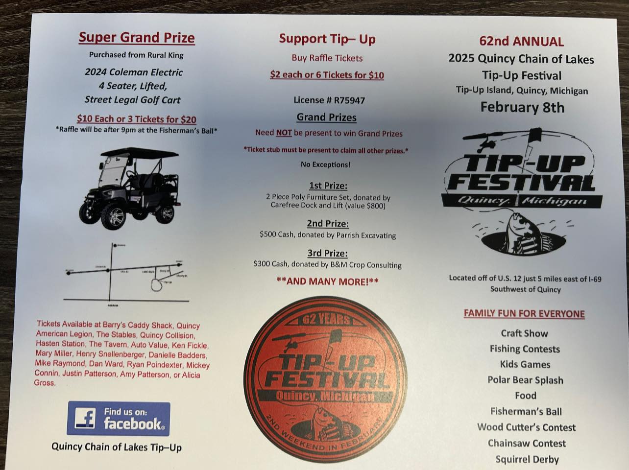 Quincy Chain of Lakes Tip-Up Festival - Coldwater Country