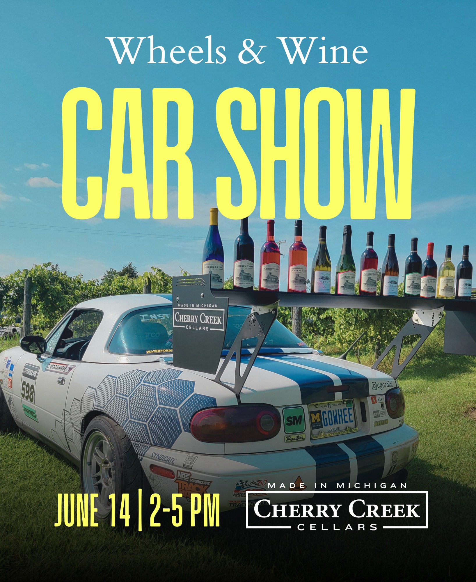 Wheels & Wine Car Show - Coldwater Country